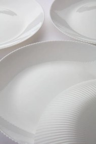 Bílé skleněné talíře v sadě 4 ks ø 25 cm Alessia – Jotex