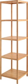 Livarno® Bambusový regál s 5 přihrádkami