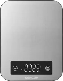 SENCOR SKS 7100SS stříbrná / Digitální kuchyňská váha / max. 10kg / do