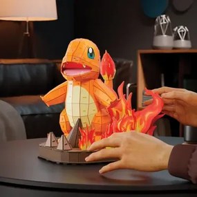 SPIN MASTER 4D Build Stavebnice Pokémon Charmander / 241 dílků / od 12