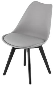 Bestent Židle světle šedá skandinávský styl DARK-BASIC