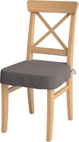 Sedák na židli IKEA Ingolf barva hnědá látka sametová