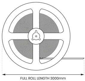 LED RGBW Koupelnový stmívatelný pásek LED/7,5W/12V IP65 3m Wi-Fi Tuya