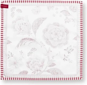 Pip Studio Royal set 4ks látkových ubrousků 40x40cm, červený (Látkové ubrousky)