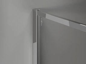 Mexen Kioto-F sprchová stěna Walk-in s rámem 105 x 202 cm, transparentní 8 mm, chrom - 800-105-104-01-00