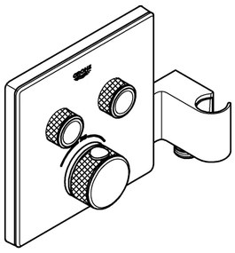 GROHE 29125000 - Termostatická vanová baterie GROHTHERM SMARTCONTROL chrom