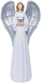 Velký anděl se stříbrným srdcem 9197