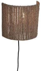 Nástěnná lampa gazuto 22 cm přírodní MUZZA