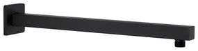 Podpůrné rameno do sprchy hranol nerezová ocel 201 černé 40 cm 147733