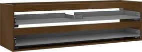 Mexen Box-A, závěsná skříňka 160 cm, 2 zásuvky, ořech, 91AX0-1600-470-2-86