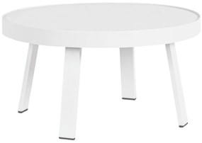 OnaDnes -20% Bílý kovový zahradní konferenční stolek Bizzotto Spyro