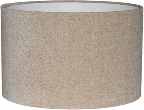 Stínidlo pro závěsnou stojací lampu Válec 30/20 cm E27 Slámkově béžová Boucle Venosa