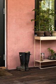 Ferm Living Stojan na květiny Plant box Two-tier Cashmere, béžová barva, kov