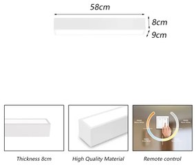 Immax NEO 07257L - LED Stmívatelné svítidlo LUNGO 20W/230V Wi-Fi Tuya bílá + DO