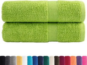 Premium ručníky SOLUND 2 jablkově zelené 70x140cm 600 g/m² 137500