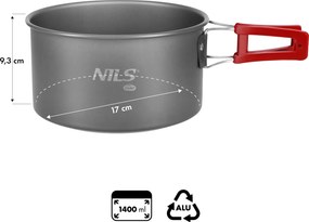 NC17119 KEMPINGOVÝ HRNEC 1,4 L NILS CAMP