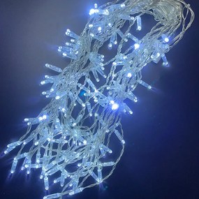 Vánoční světýlka LED záclona FLASH modrá 500 LED