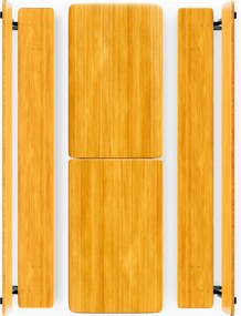 Pivní set se stolem a lavicemi pro 8 osob 170x70x75cm skládací s opěradlo
