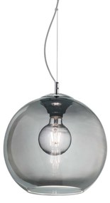 Ideal Lux Závěsné svítidlo NEMO SP1 ø 20 cm, v. max. 233 cm Barva: Kouřová