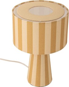 Žlutá látková stolní lampa s textilním stínidlem (výška 30 cm) Emmie – Bloomingville