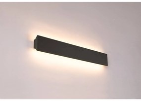 SLV 1004740 Direto 60, nástěnné černé svítidlo LED 14W 2700/3000K, délka 60cm
