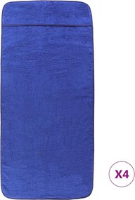 Plážové osušky 4 ks královsky modré 60 x 135 cm textil 400 GSM 3157058
