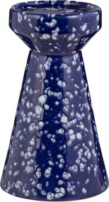 SPECKLE Stojan na sloupové svíčky 20 cm - tm. modrá