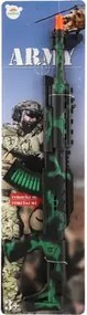 TEDDIES Jiskřící samopal Army 62 cm / Dětská zbraň / Setrvačník / Jisk