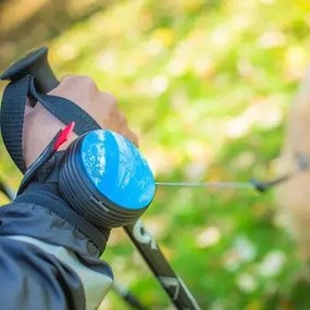 Lishinu3 vodítko černá - velikost L (13-40kg) / Hands-free samonavíjec