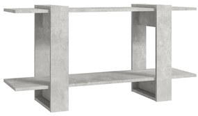 811560 vidaXL Knihovna betonově šedá 100 x 30 x 51 cm kompozitní dřevo