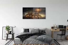 akrylový obraz Lucerna mraky plavidel 125x50 cm