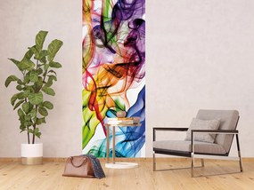 Vliesová fototapeta na zed' Barevný Kouř | 90 x 270 cm | DFTNVL3703