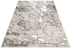 Kusový koberec BREEZE MU49A Moderní abstraktní krémový Rozměr: 80x150 cm