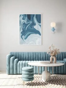 LED modro-bílé nástěnné svítidlo Clio
