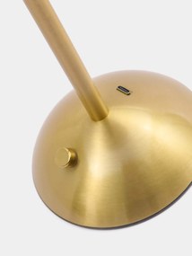 Sinsay - Stolní lampa se vzorovaným stínidlem - zlatá