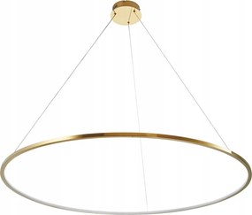 Závěsná lampa Circle Slim 120 Led zlatá 120 cm