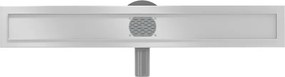 Mexen Flat 360° otočný korpus pro lineární odtok 60 cm, inox - 1040060