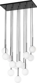 TK Lighting Černý závěsný lustr Martin pro žárovku 13x G9 TK10079