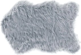 Bellatex Kožešina umělá - koberec Šedá 60x90 cm