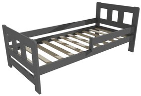 Vomaks Dětská postel se zábranou VMK010FA KIDS Rozměr: 90 x 200 cm, Barva: barva šedá