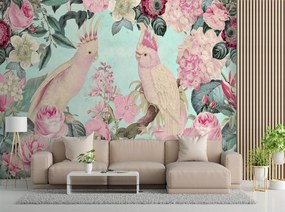 Gario Fototapeta Růžové papoušky - Andrea Haase Materiál: Vliesová, Rozměry: 200 x 140 cm