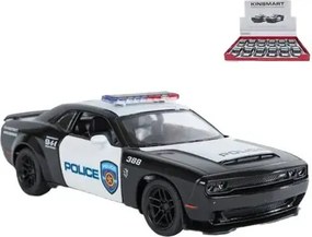 KINSMART Model auta Dodge Challenger SRT Demon 170 Police černá / Mode