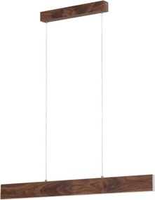 Eglo 39346 - LED Lustr na lanku CLIMENE LED/17W/230V + LED/4,2W ořech