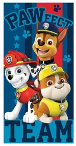 Setino Dětská bavlněná osuška Tlapková patrola / Paw Patrol - TEAM 70 x 140 cm