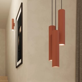 Sollux Lighting Nástěnné svítidlo LAGOS 2 červené okrové