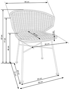 Jídelní židle K407 Halmar