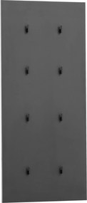 XXXLutz ŠATNÍ PANEL, černá, 49/109/2,6 cm MID.YOU - Šatní panely - 000895002104