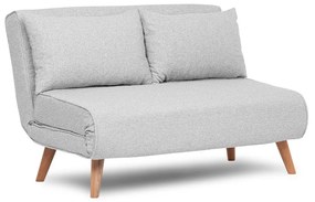 Hanah Home Rozkládací dvoumístná pohovka FOLDE šedá 120 cm