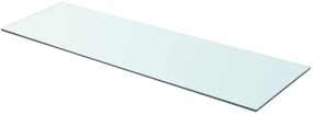 Policová deska sklo čiré 90x30 cm 243841