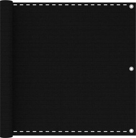 vidaXL Balkonová zástěna 90 x 400 cm HDPE [42314] Barva: Černá